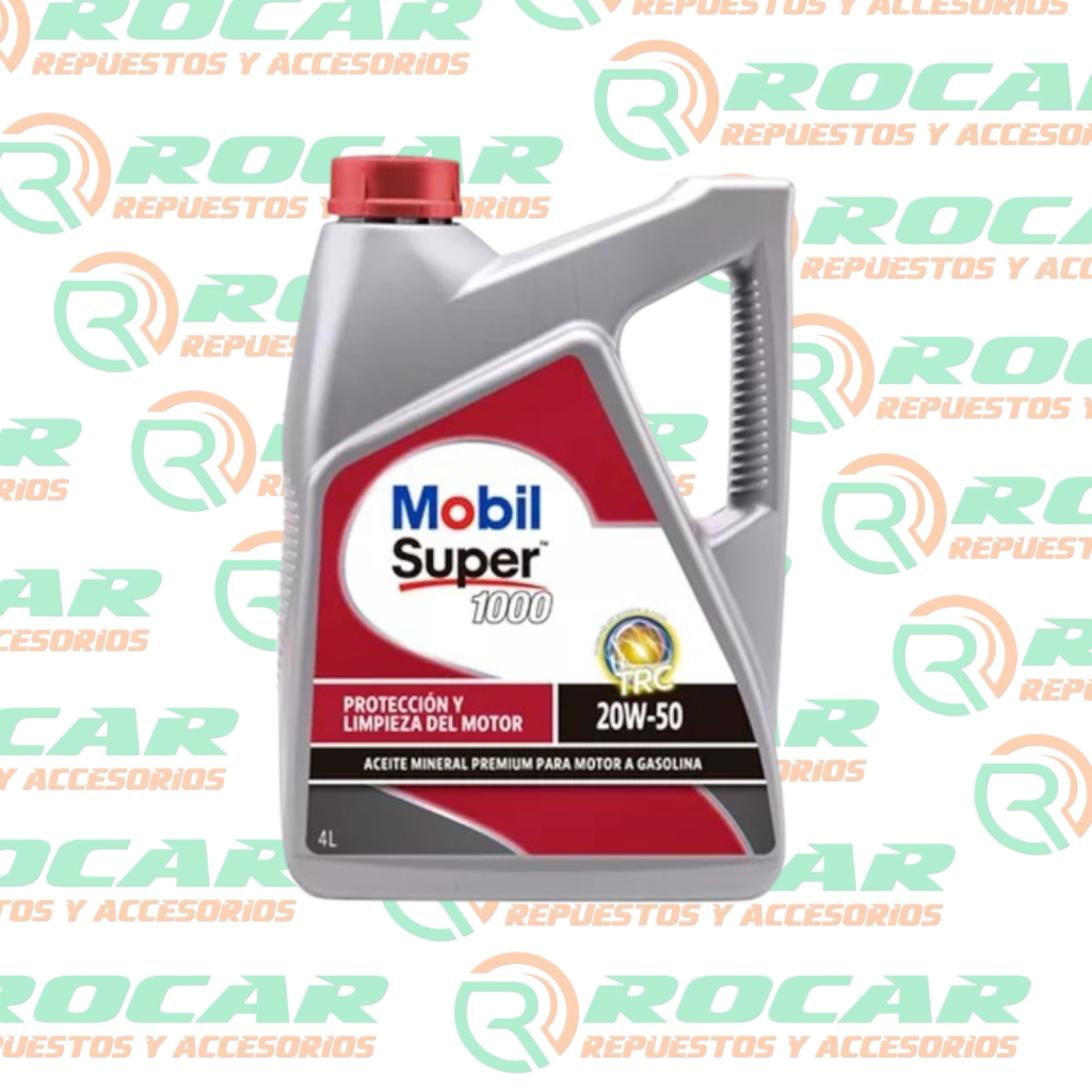 ACEITE Mobil 20W50 Super 1000 4lt - Rocar Coltauco
