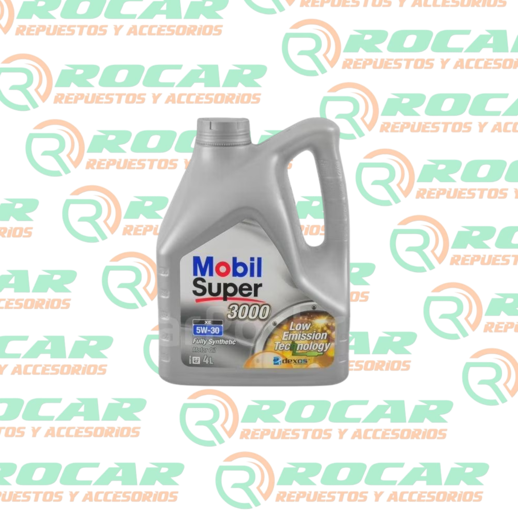ACEITE Mobil 5W30 super 3000 full sintetico 4lt - Rocar Coltauco