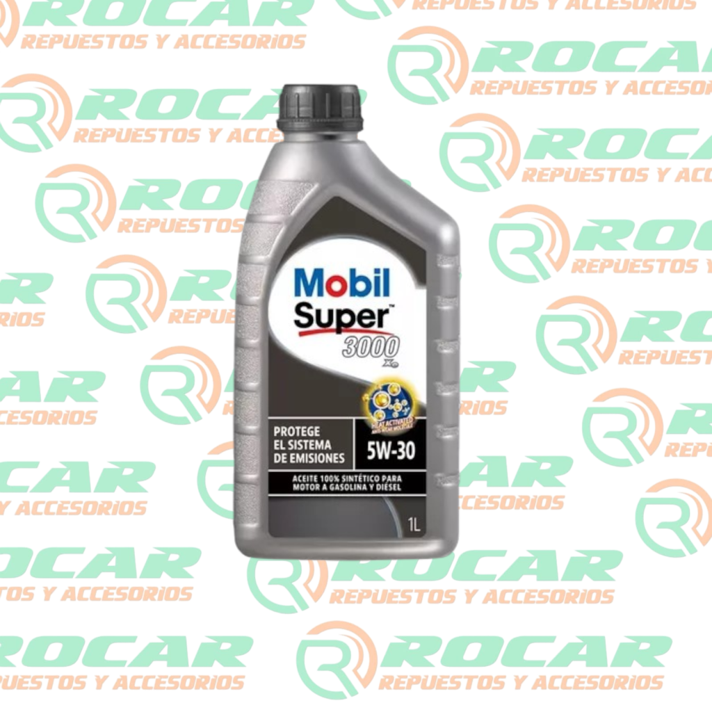ACEITE Mobil 5W30 super 3000 full sintetico 1lt - Rocar Coltauco